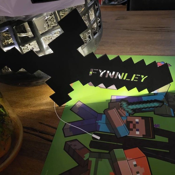 Gaming Zone LED Schild mit Wunschname Zocken Geschenke Zimmer ...