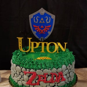 Zelda Personalized Cake Topper | Etsy