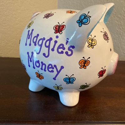 Puppy Dog Personalized Piggy Bank Dog Bank Beagle Bank Cute - Etsy