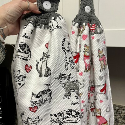 Double Kitchen Towel Extra Wide, Very Heavy, Cotton Tweed Stripe ...