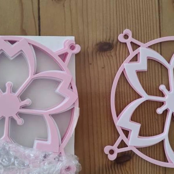 PC Figure Platform - 120mm, 140mm - PC Fan Cover - 3D Printed Gaming ...
