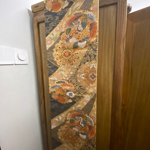 Japanese Antique Tsutsugaki Futon Cover Indigo Dye Cotton Edo Period ...