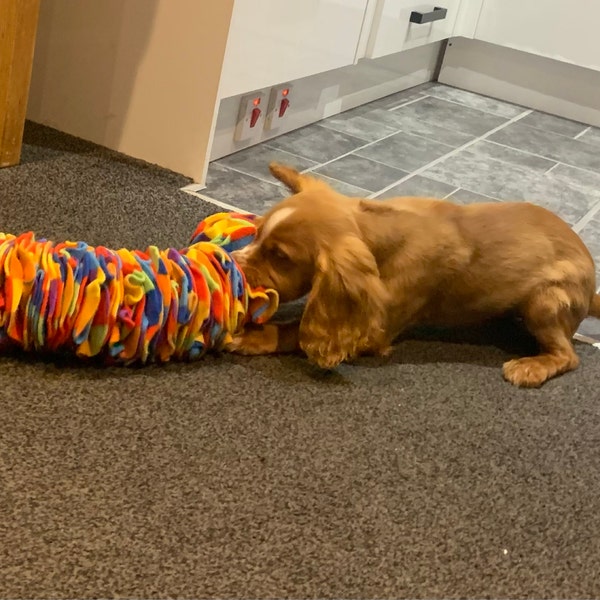 Large Snuffle Snake Interactive Fun Dog Puzzle Long Lasting Treat ...