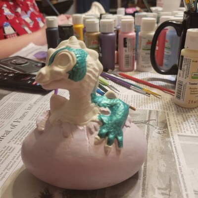 Ceramic Bisque Halloween Cat and Pumpkin Jack-o-lantern Light up ...