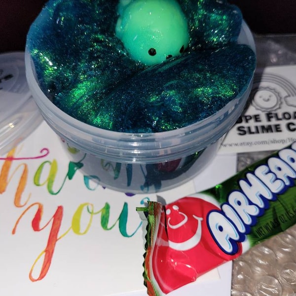 EARTH Colorshift Chameleon Blue Green Pigment Slime - Etsy