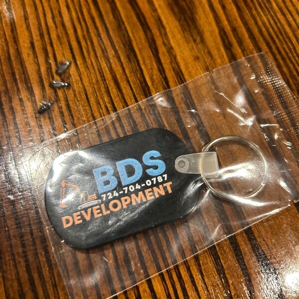 100pcs Personalized PVC Keychains, Custom Motel Hotel Key Tags, Printed ...