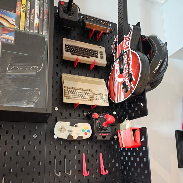 Keyboard Display Hooks | SKADIS or Pegboard Compatible | Sets of Two - Etsy