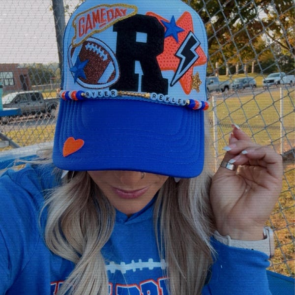 Everything Football Mama Trucker Hat High School Spirit Friday Night ...