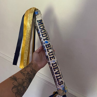 Custom Glitter/confetti-filled Spirit Stick Football Games, Cheer ...