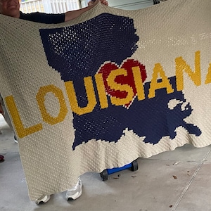 Heart North Carolina C2C Crochet Pattern & Graphghan Crochet Pattern ...