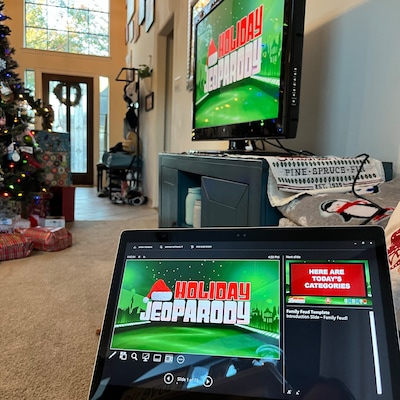 Wheel of Christmas Game With Scoreboard Powerpoint Game PC & MAC ...