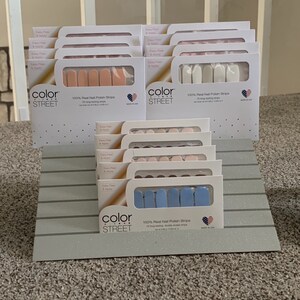 Color Street Nails Display Stand, Small, Turquoise or Aqua Glitter - Etsy