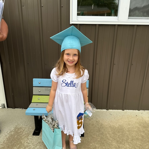 Kindergarten Graduation Dress, Girls Graduation Dress, Toddler Girls ...