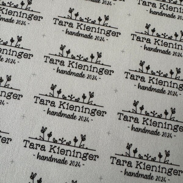 Set of Cotton Fabric Tags, Iron on Labels, Craft Show Tag, Knitting ...