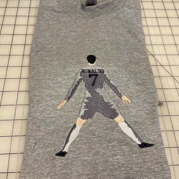 Cristiano Ronaldo Embroidery Design: 3 Sizes (digital File) - Etsy