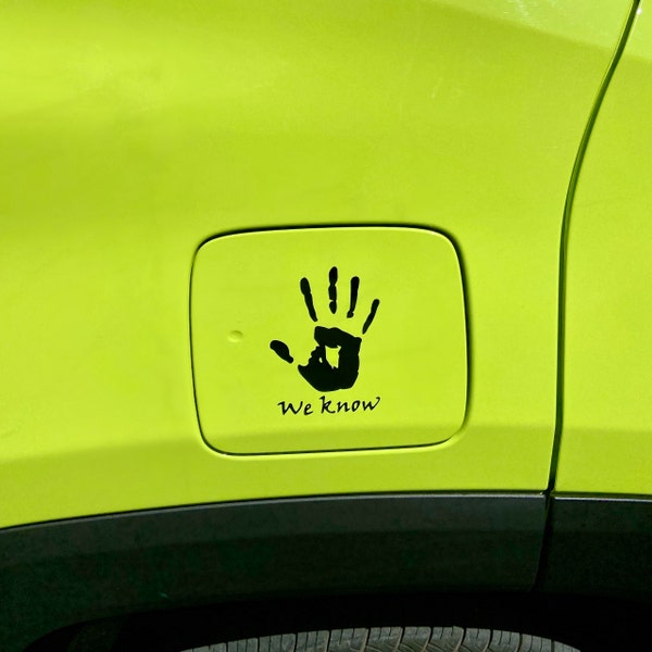 Skyrim Inspired We Know Vinyl Decal Dark Brotherhood Sticker Gaming ...