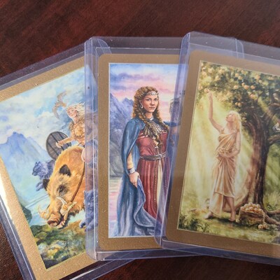 Nótt Night Goddess Norse Mythology Art Nott Hrimfaxi - Etsy