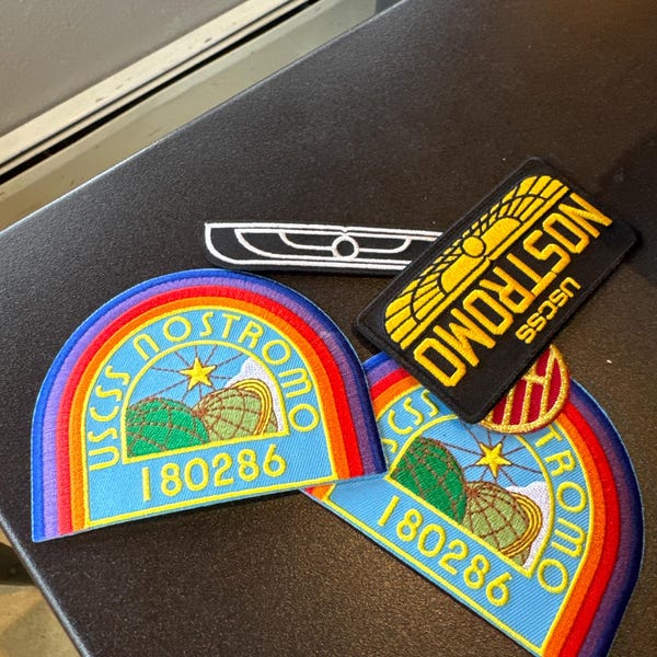 5 Pc Blue - Alien USCSS Nostromo Crew Costume Patches - Etsy