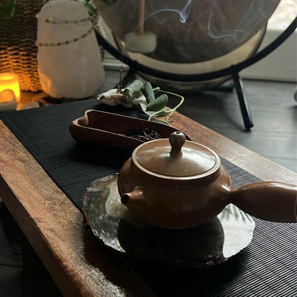Chabu Table Runner for Gongfu Tea Ceremony. Handwoven Natural Fibre ...