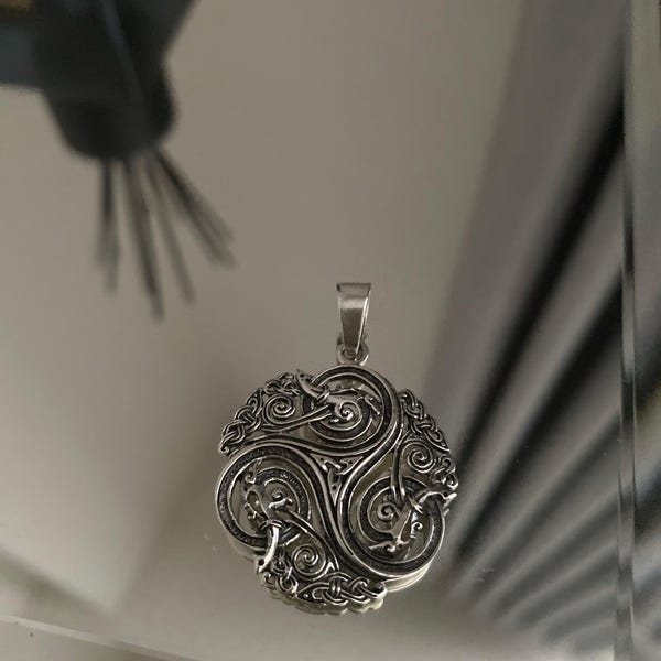 Sterling Silver 925 Razor Blade Pendant in Gift Box - Etsy