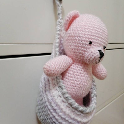 Crochet PATTERN, Teardrop Basket, Hanging Basket, Storage Basket ...