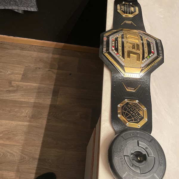 UFC Fighting Legacy Replica Title Belt, Brass Plates, 2mm Plates ...