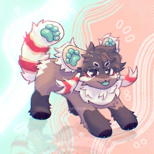 Cute Chibi Base Feral Furry/fursona Lineart Customizable PSD - Etsy