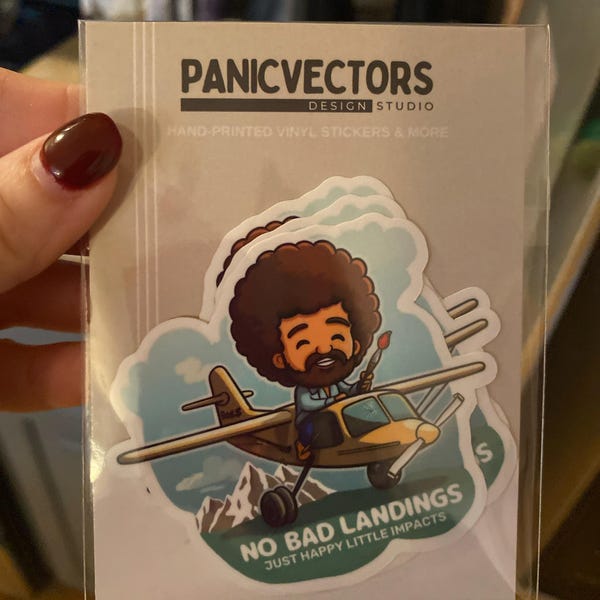 2+ Pack Deadhead Pilot Skeleton Halloween Aviation Glossy Vinyl Sticker ...