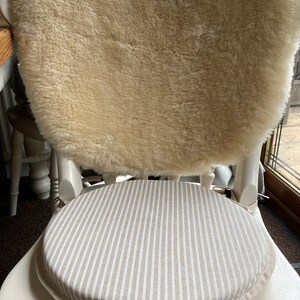 Light Grey Elise Smoke Tapered Square Shaped Chair Seat | Etsy