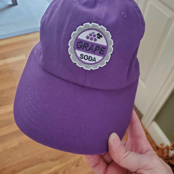 Small Grape Soda Badge Embroidered Iron on Patch - Etsy