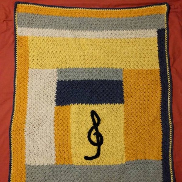 CROCHET PATTERN Musical Notes Applique, Quarter Note, Eighth Note, Half ...