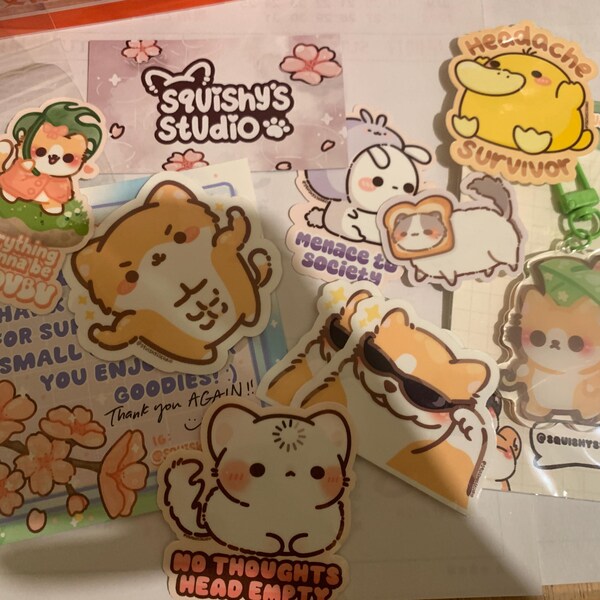 Please Handle With Love FRAGILE Sticker | Cat Meme Stickers | Kawaii ...