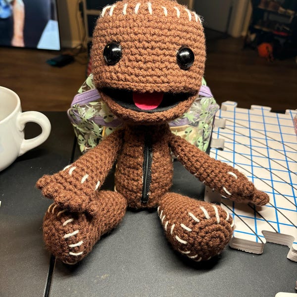 Sackboy Large Size - Amigurumi Pattern by Emvy Creates - Etsy