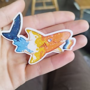 Rainbow Carnotaurus Plushie Sticker Holographic Dinosaur - Etsy