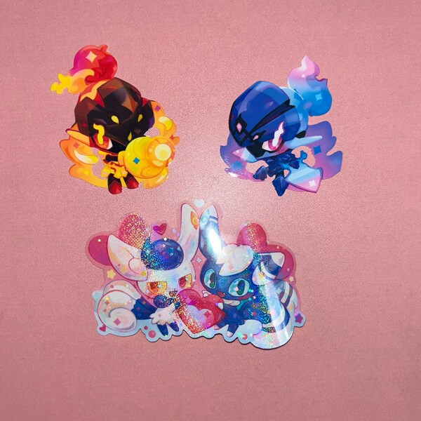 Armarouge Ceruledge Poke Monster Vinyl Waterproof Die Cut Stickers ...