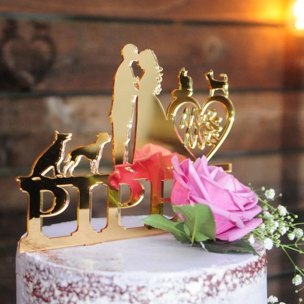 Plus Size Bride Wedding Cake Topper,cake Toppers Silhouette, Oversize ...