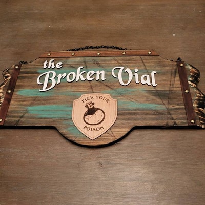Green Dragon Wood Tavern Sign LOTR - Etsy