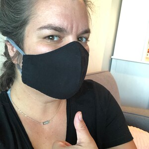 Neon Face Masks Two-tone Colorblock Pink Green Black. | Etsy