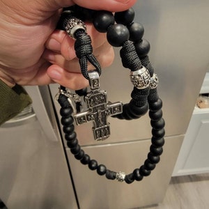 Holy Land Knotted Anglican Rosary Rope. Olive Wood 2.5 Inch - Etsy