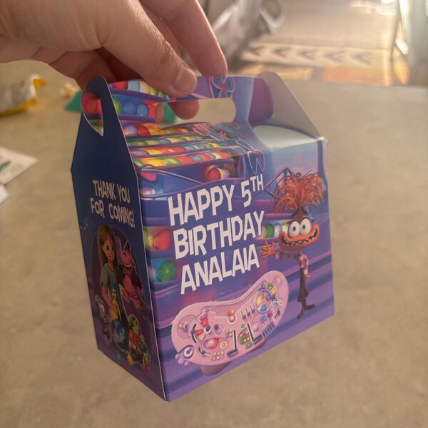 Brave Popcorn Box for Birthday Party Candy Snack Favor - Digital and ...