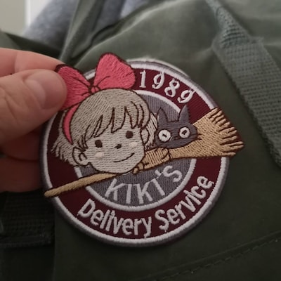 Kiki's Delivery Service Embroidered Iron on Patch,embroidery Cartoon ...