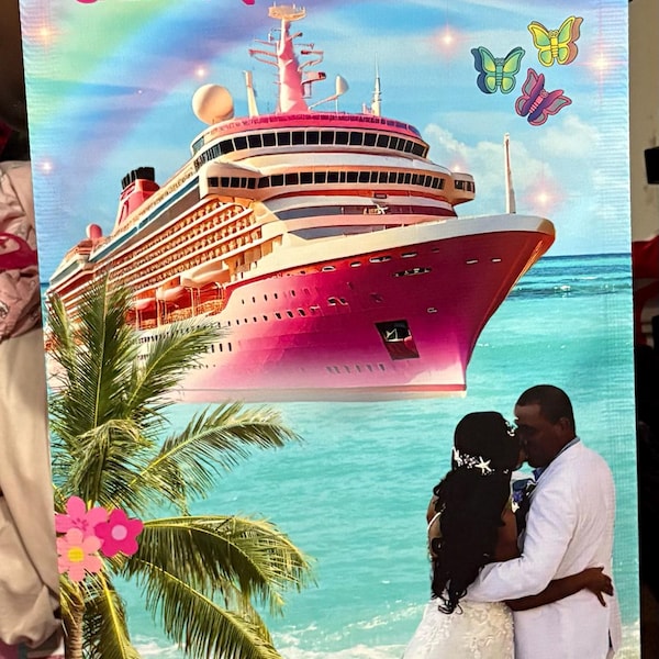 Personalized Vinyl Cruise Cabin Door Banner | Custom Vacation ...