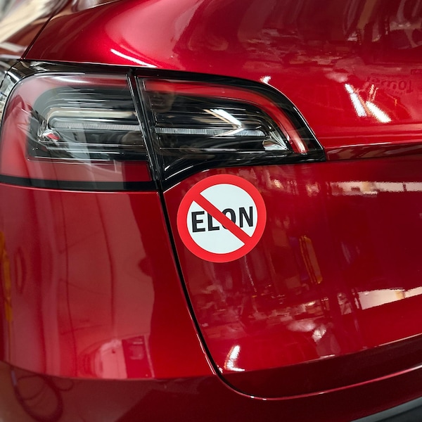 Tesla Owner Bumper Sticker, I Bought This Before ELON WENT CRAZY, Tesla ...