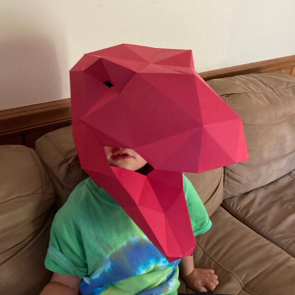 Dinosaur Costume Patterns! Make Your Own Halloween Masks: T-rex, Raptor ...