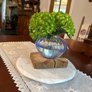 Pedestal Wood Block Risers, Reclaimed Wood Riser, Farmhouse Decor ...