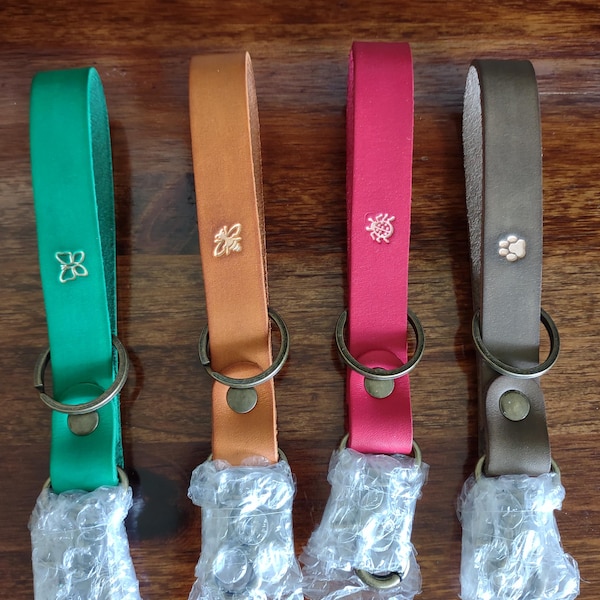 Wrist Keychain, Leather Key Fob, Keychain Bracelet, Wrist Strap ...