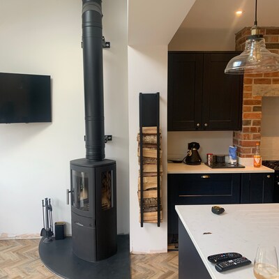 Wall Mounted Industrial Firewood Log Store / Storage Large or - Etsy