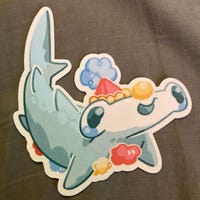 Clown Shark Stickers - Etsy