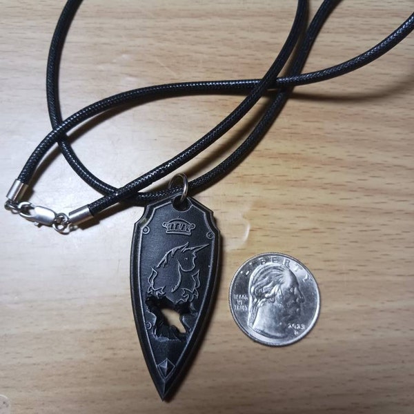 FFXIV Haurchefant Greystone Shield Pendant Keychain- Shadowbringers ...