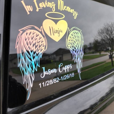 In Loving Memory Decal - Etsy